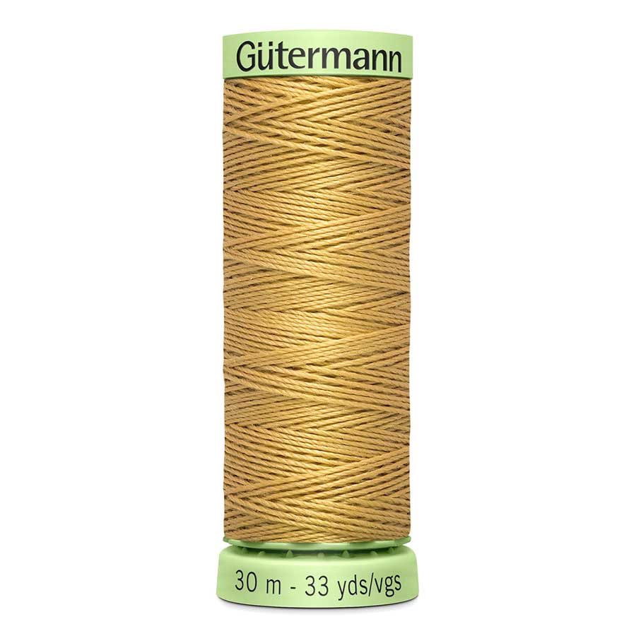Gutermann Polyester Twist Sewing Thread 30mt - 893 - Old Gold