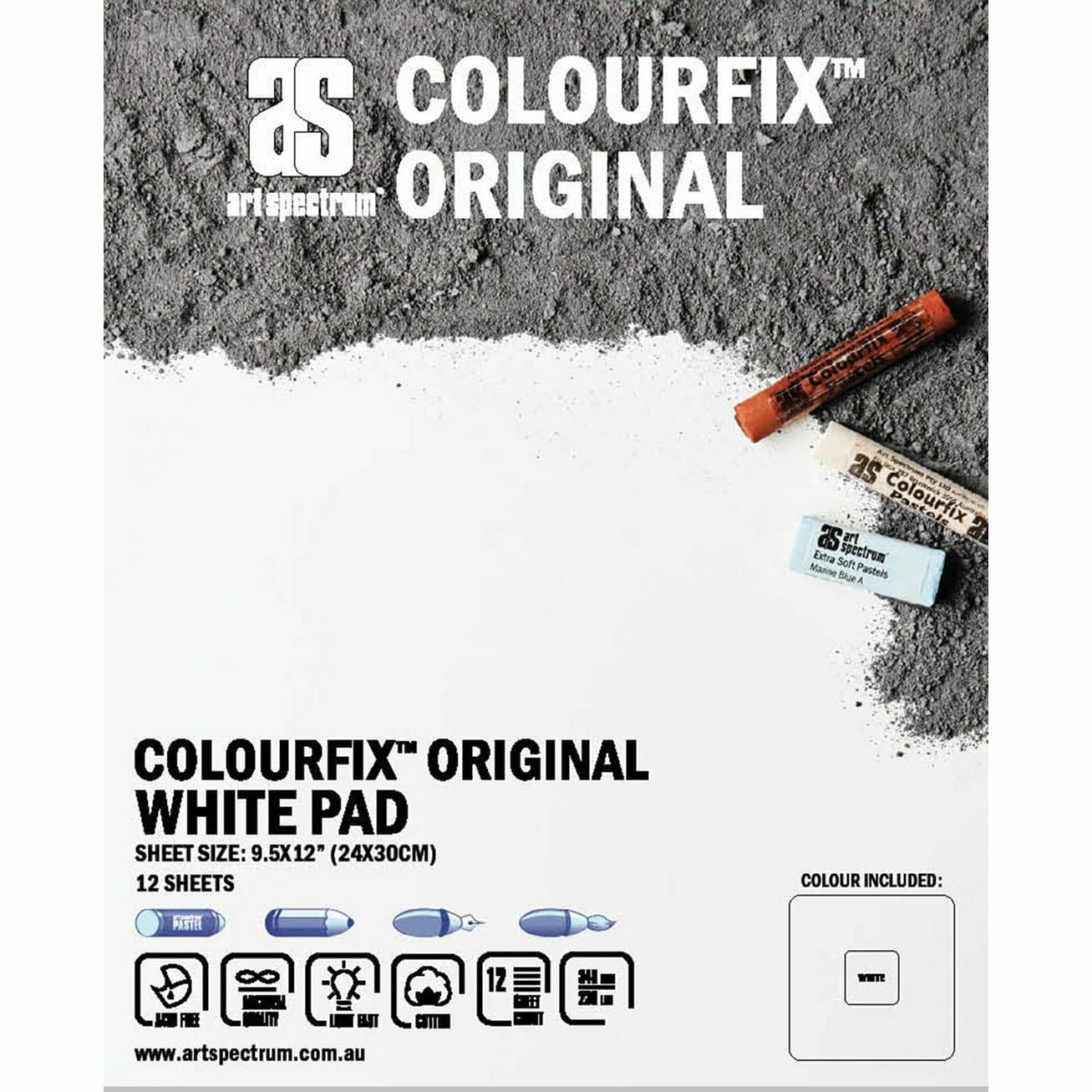 colourfix-original-12-sheet-pad-24-x-30cm-white