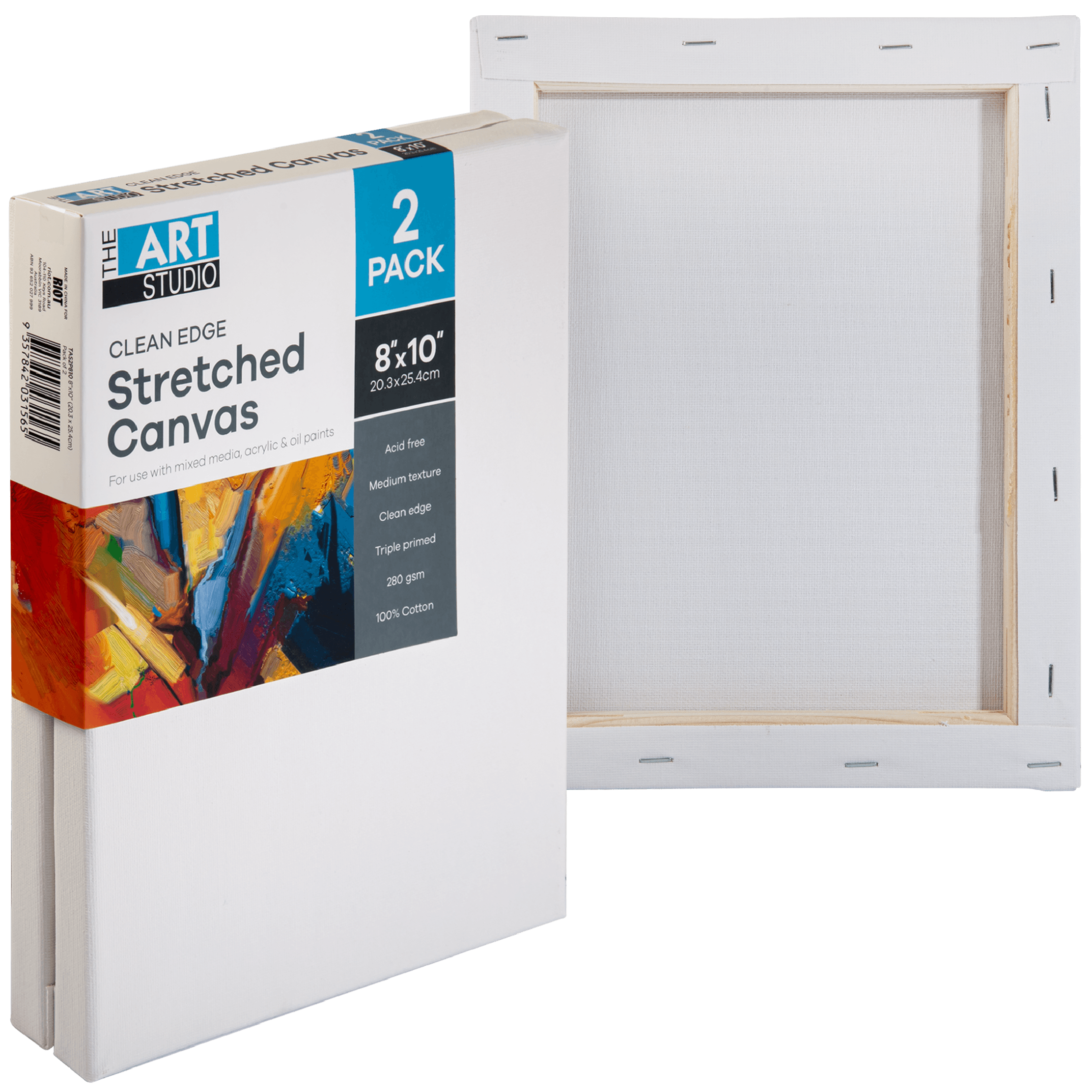 The Art Studio Thin Bar Canvas 8 x10 Pack Of 2 the-art-studio-thin-bar-canvas-8-x10-pack-of-2