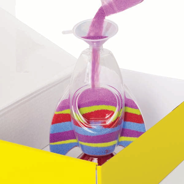 Faber Castell Creativity for Kids Glow in the Dark Sand Art Rocket Kit