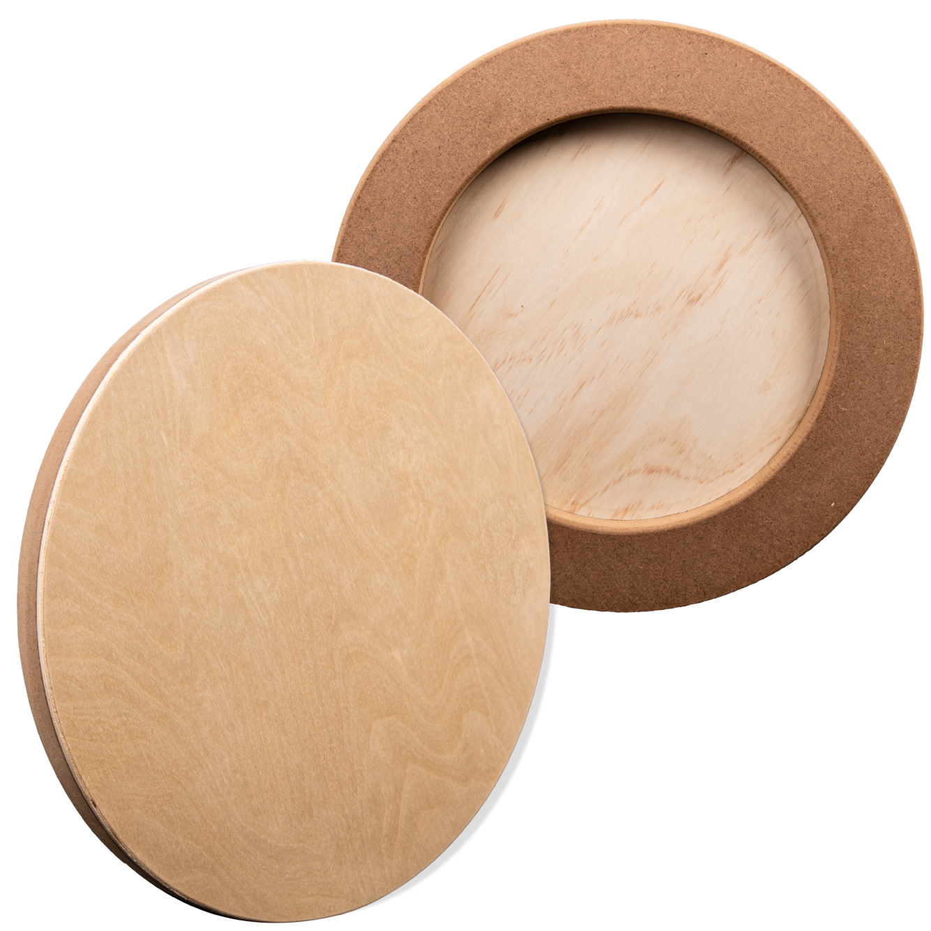The Art Studio Round Wooden Panel 30cm Diameter 20mm Deep