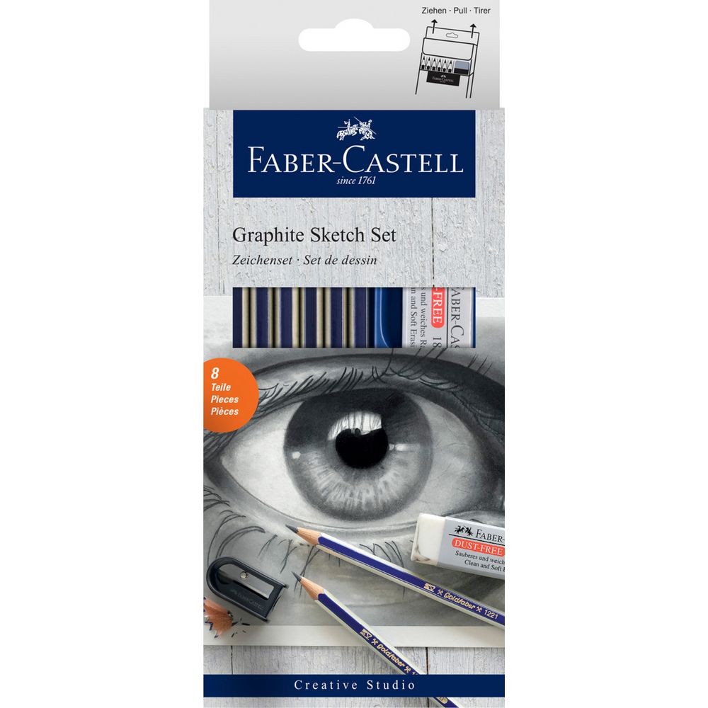 Faber-Castell Studio Mixed Media Sketch Set - 8 Piece