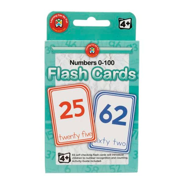 Learning Can Be Fun Numbers 0-100 Flash Cards