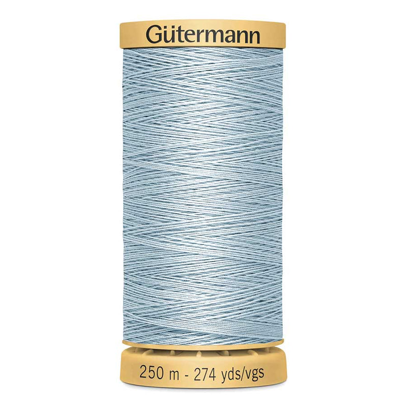 Gutermann 100% Natural Cotton Sewing Thread 250mt - 6217 - Powder Blue