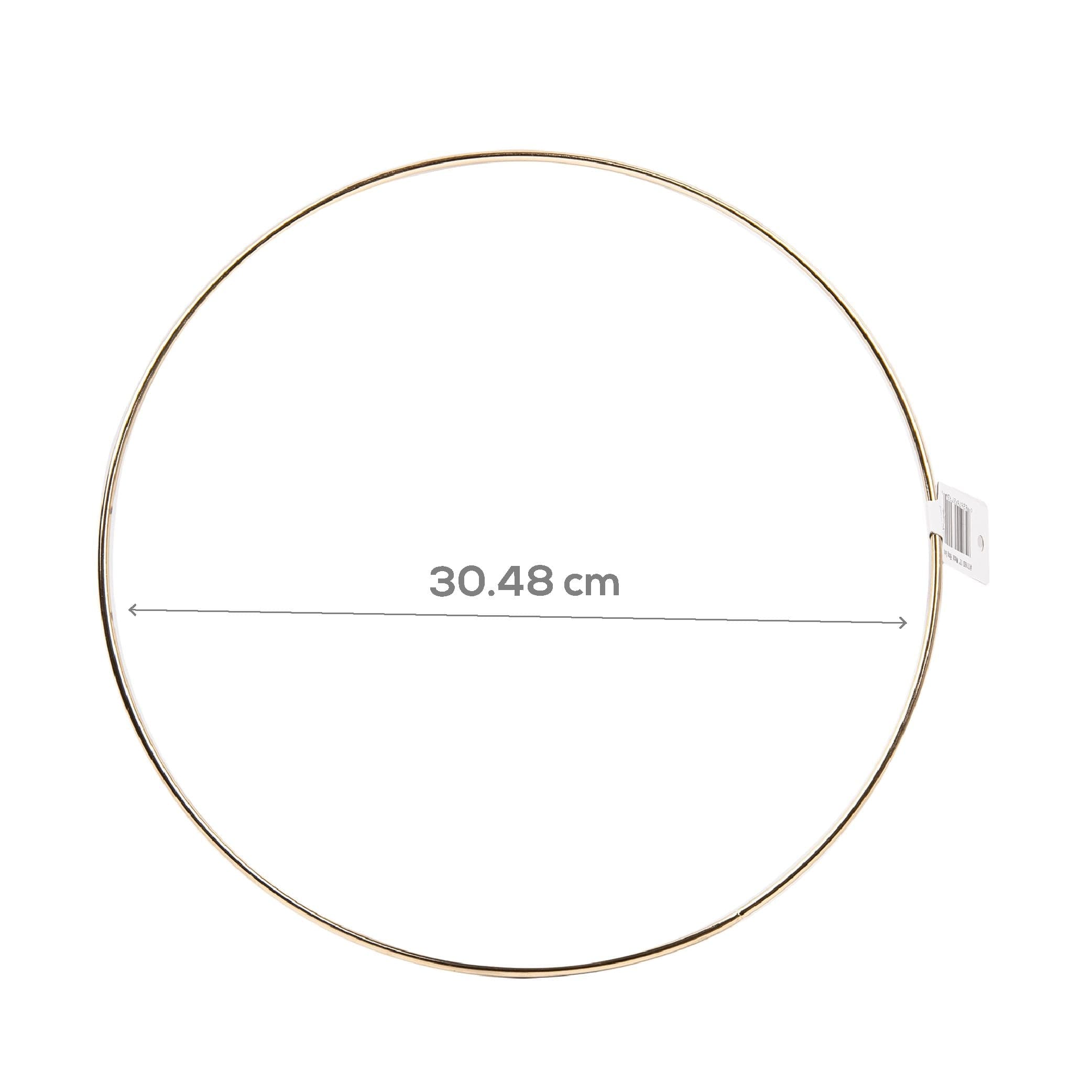 Gold Metal Macrame Ring 30cm