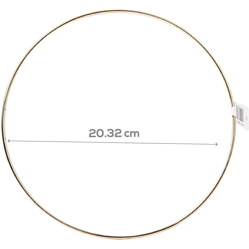 Gold Metal Macrame Ring 20cm