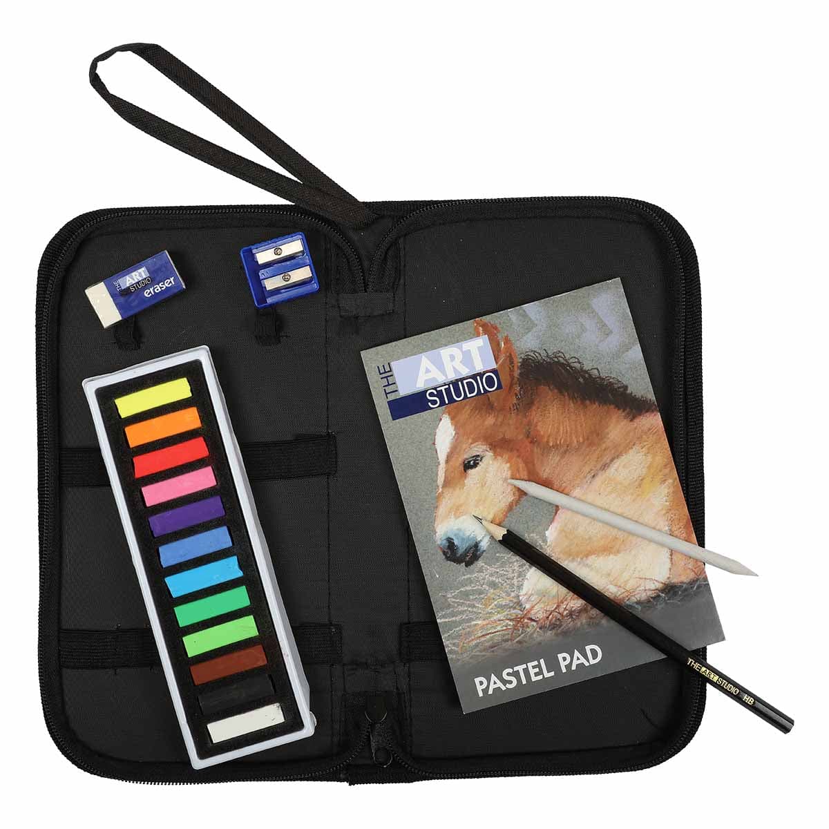 The Art Studio Artist Soft Pastel Carry Set