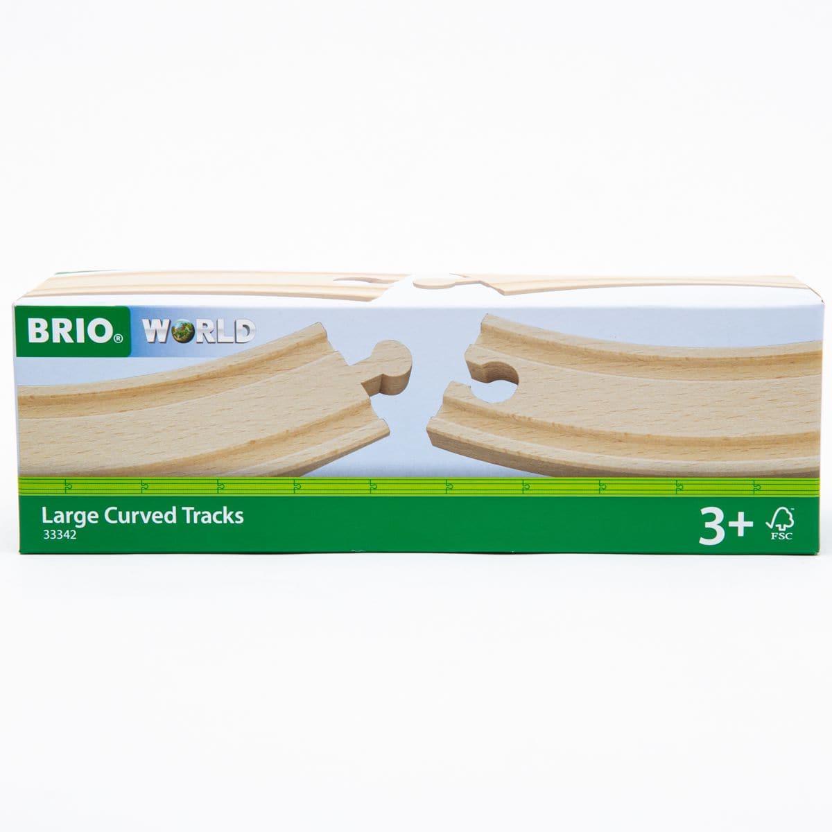BRIO Tracks - Large Curved Tracks 4 pieces