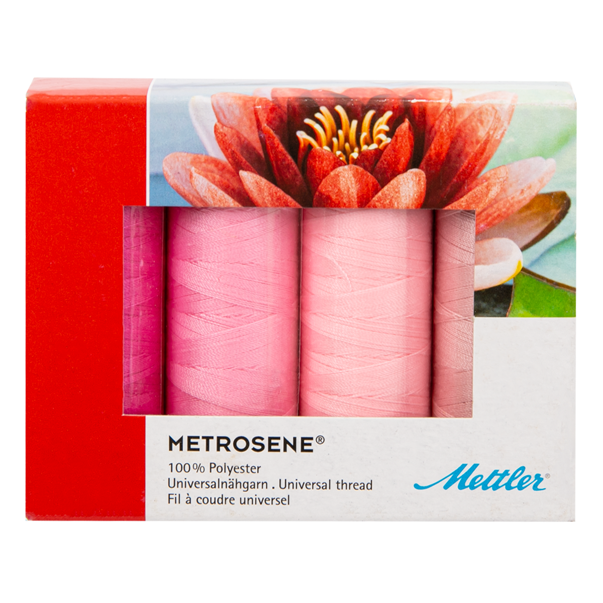 Mettler Metrosene Thread Kits 4/Pkg-Pink