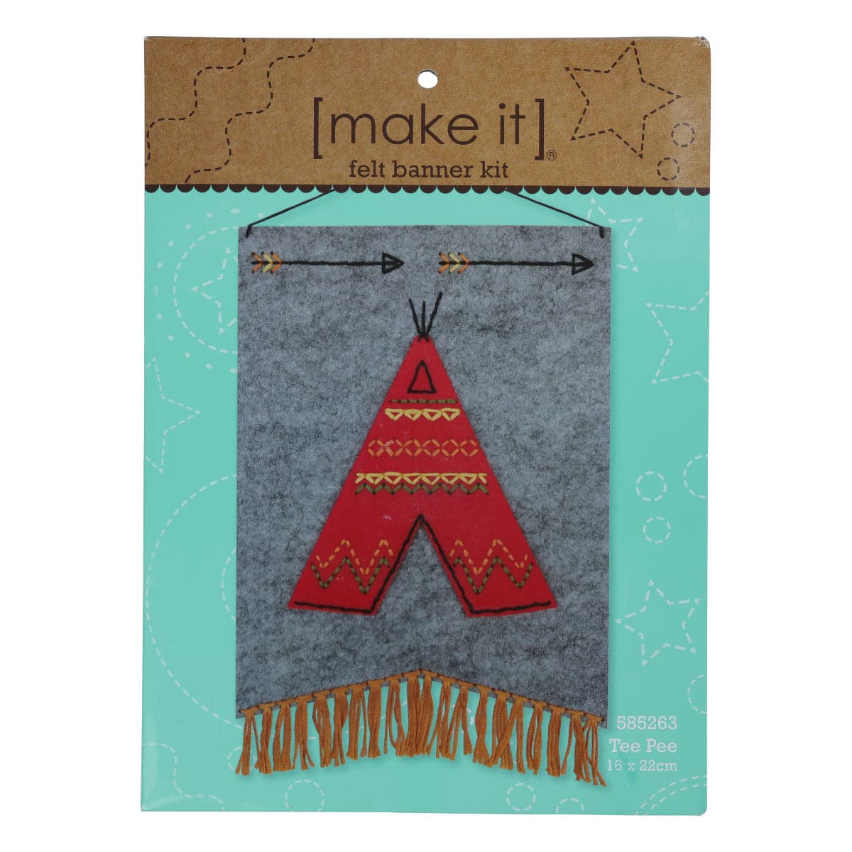 Make It Tee Pee Banner Kit 16X22cm