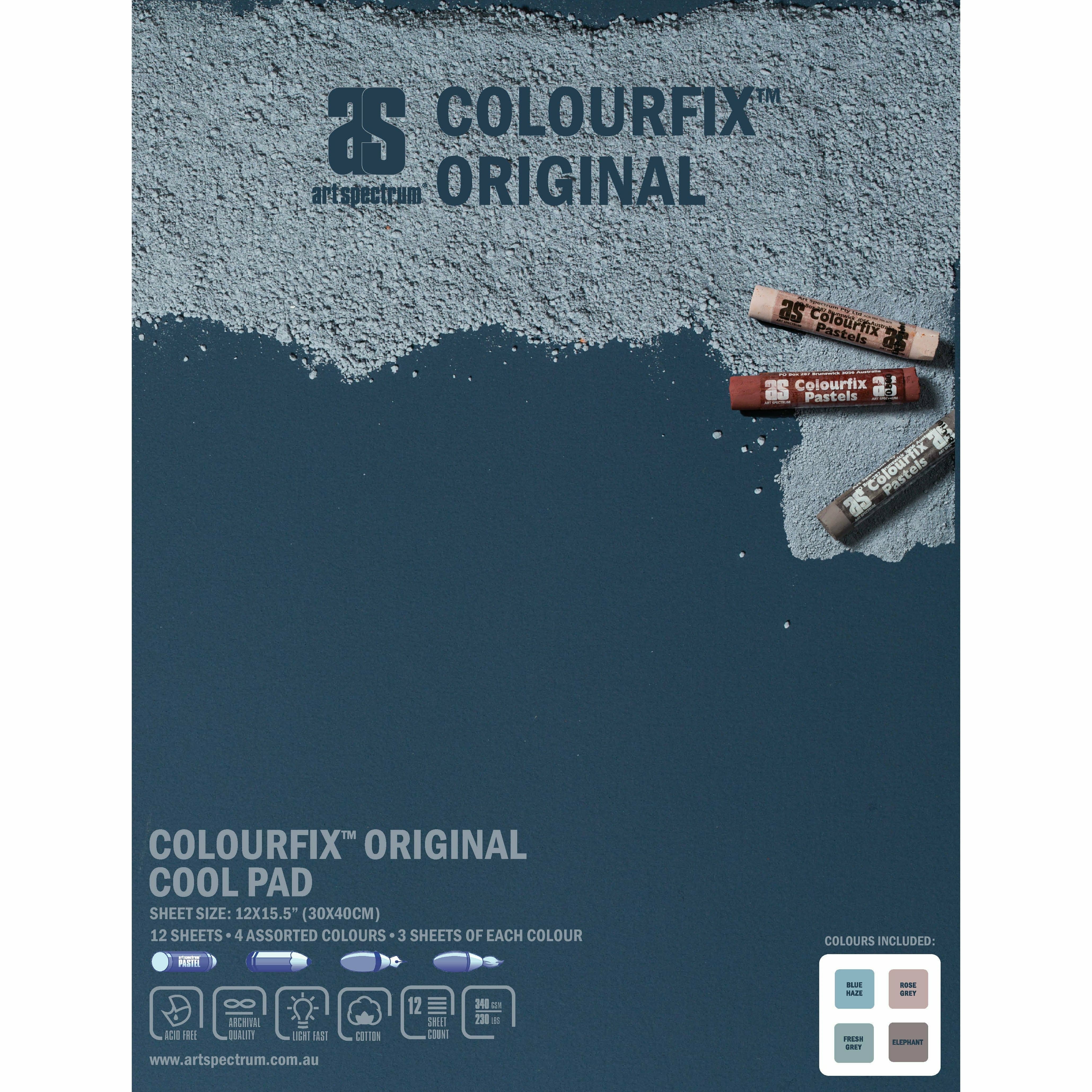 Colourfix Original 12 Sheet Pad 30 X 40cm - Cool