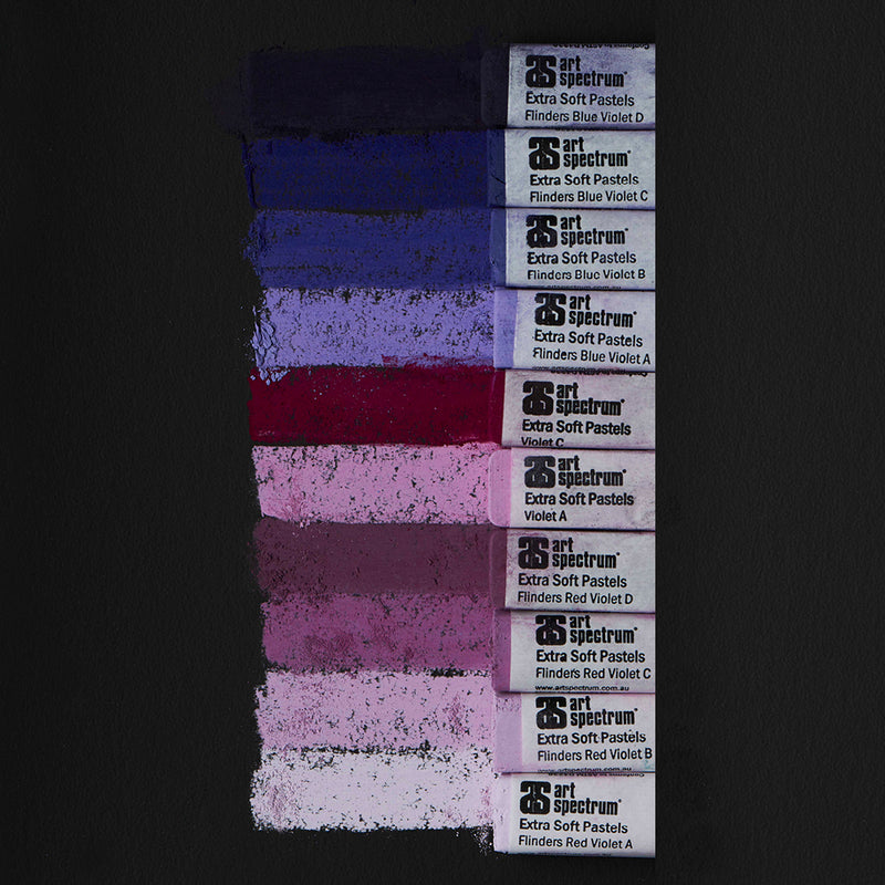 Art Spectrum Extra Soft Square Pastel Set Of 10 - Violets