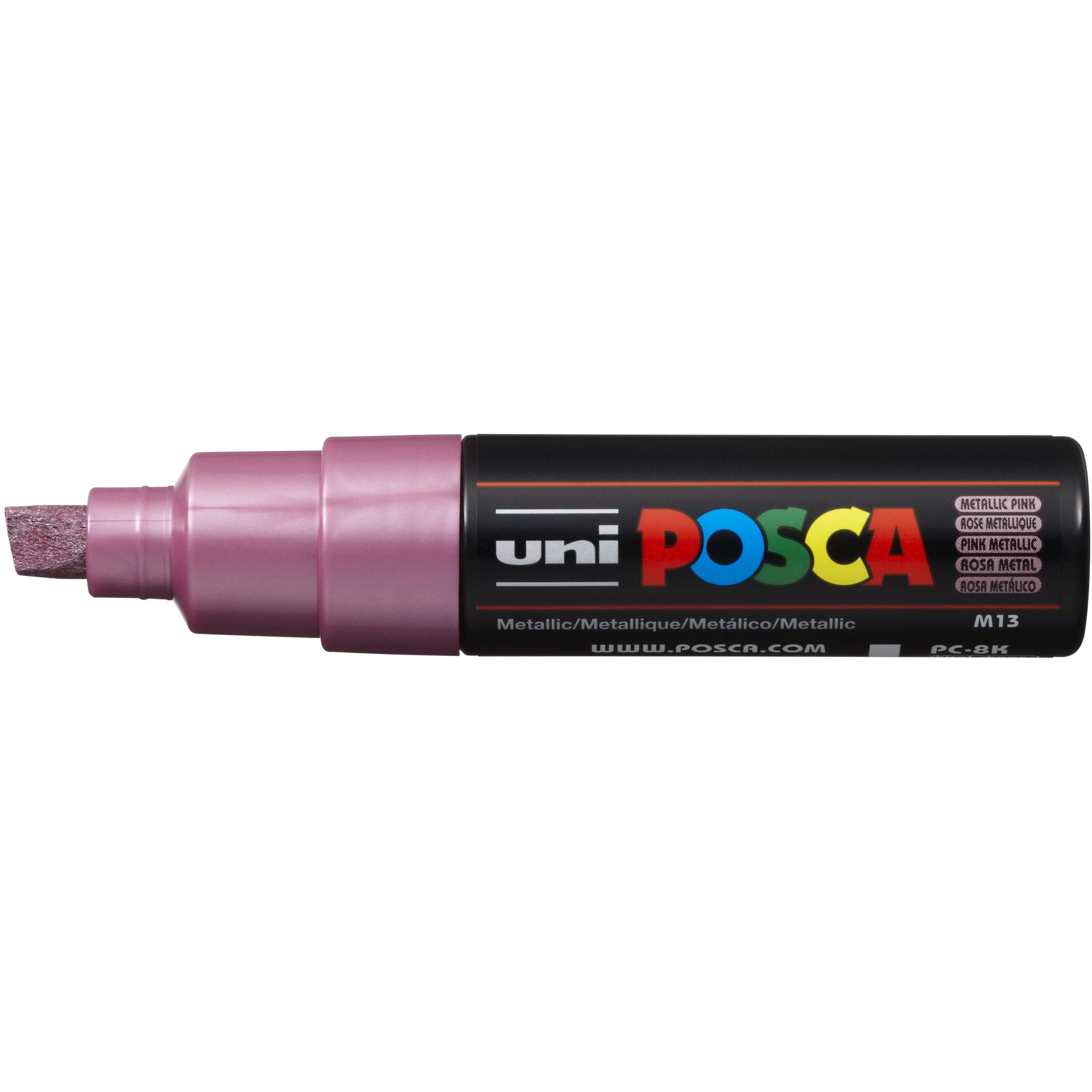 Posca Bold Chisel Tip Metallic Pink